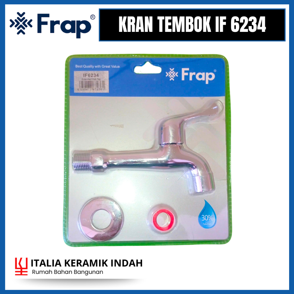 Jual Frap IF 6234 Kran Air Tembok Long Wall Tap | Shopee Indonesia