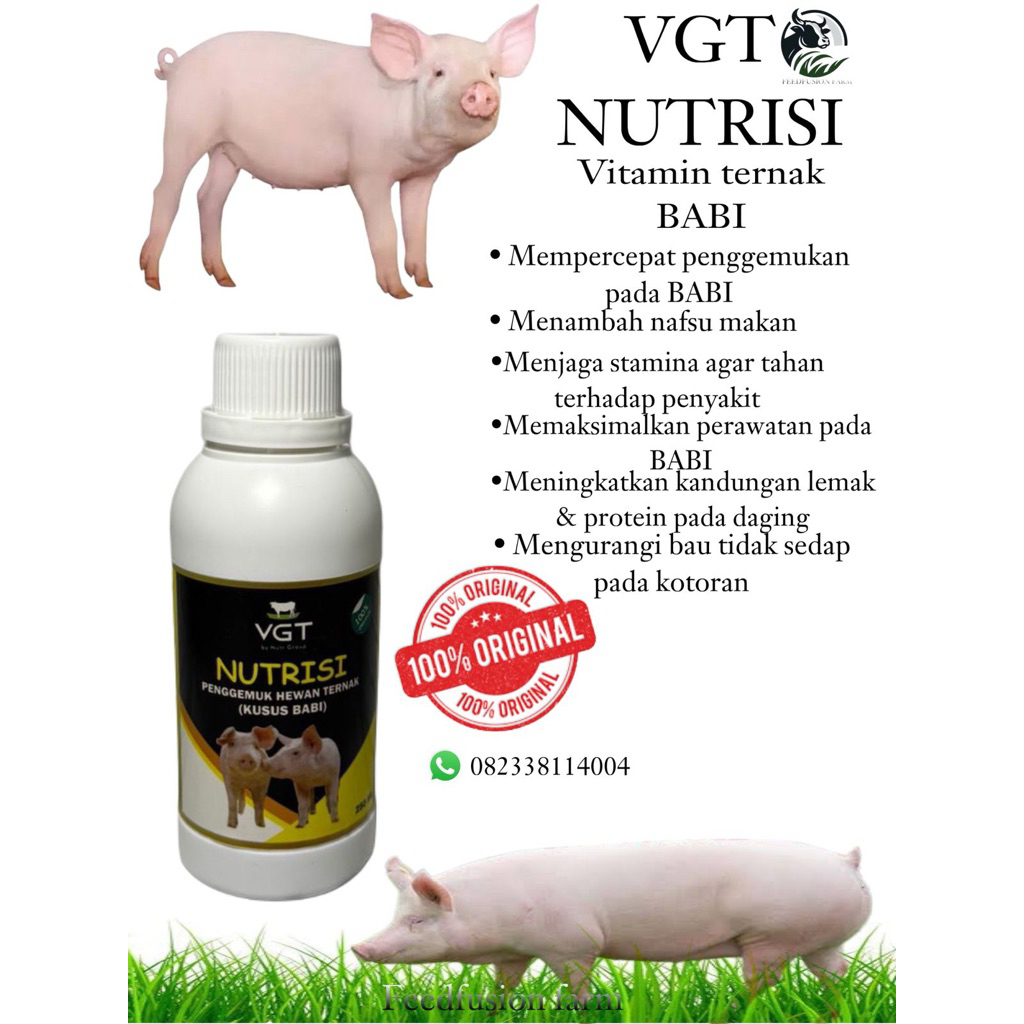 Jual VGT NUTRISI VITAMIN TERNAK BABI | Shopee Indonesia