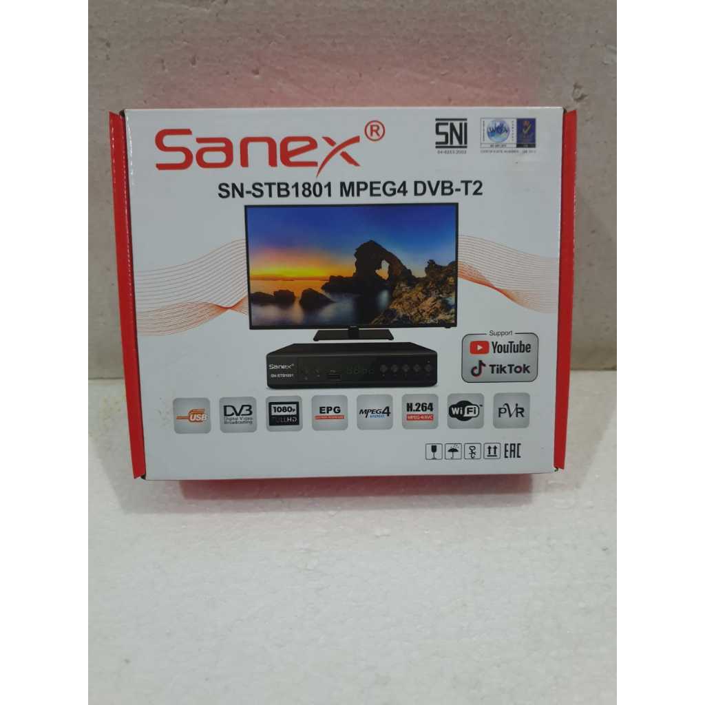 Jual SET TOP BOX Sanex / STB Sanex ( SN-STB 1801 MPEG4 DVB -T2 ...