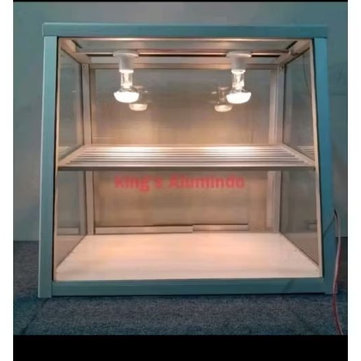 Jual Etalase KFC fried chicken ayam goreng aluminium kaca | Shopee ...