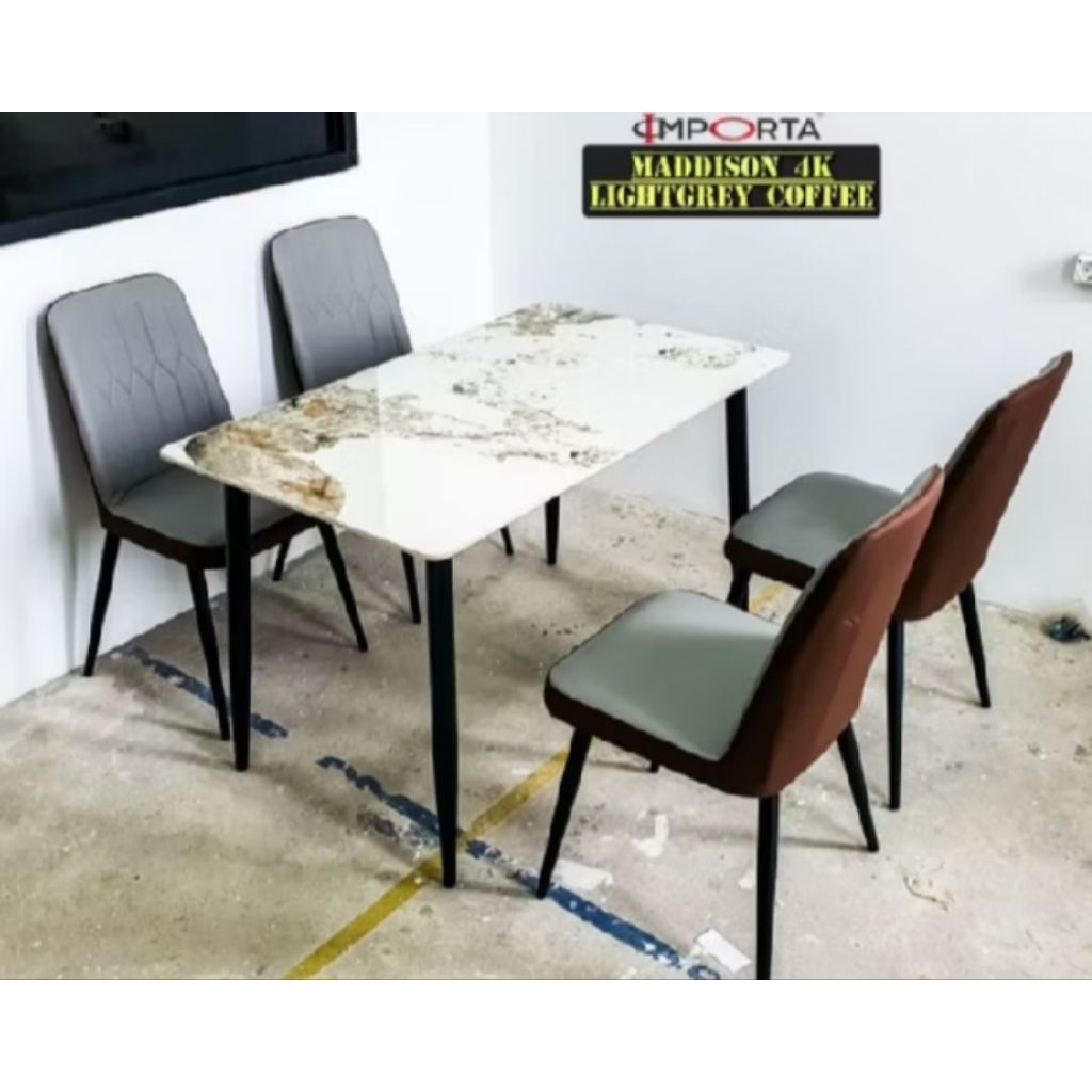 Jual Meja Makan Madison 4Kursi | Shopee Indonesia