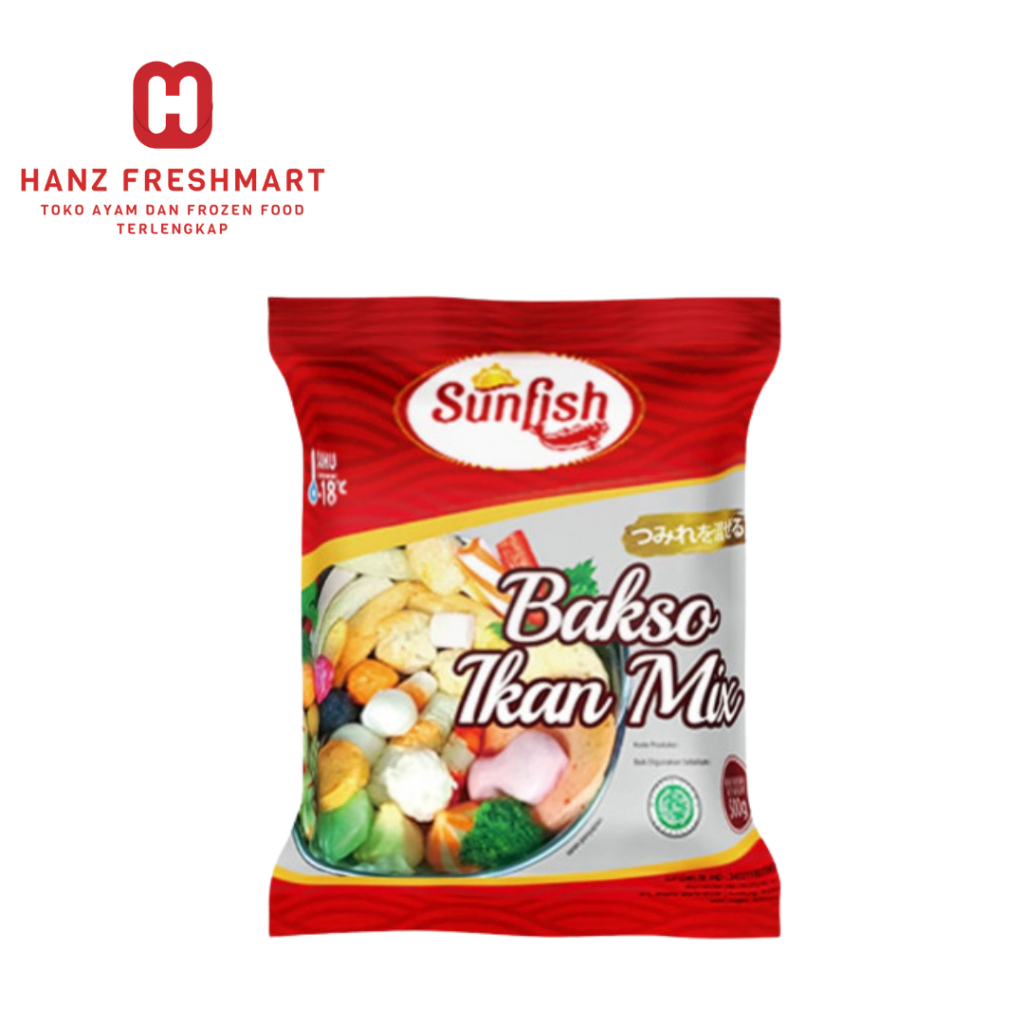 Jual Sunfish Bakso Ikan Mix 500gr - Hanz Freshmart | Shopee Indonesia