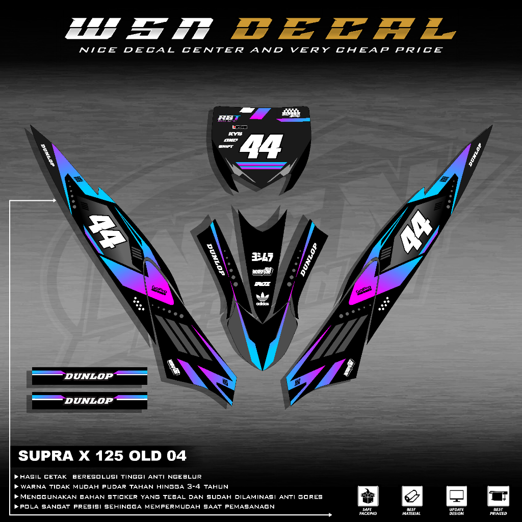 Jual Sticker Striping MOTOR SILUMAN SUPRA X 125 OLD RBT BEBEK MODIF ...