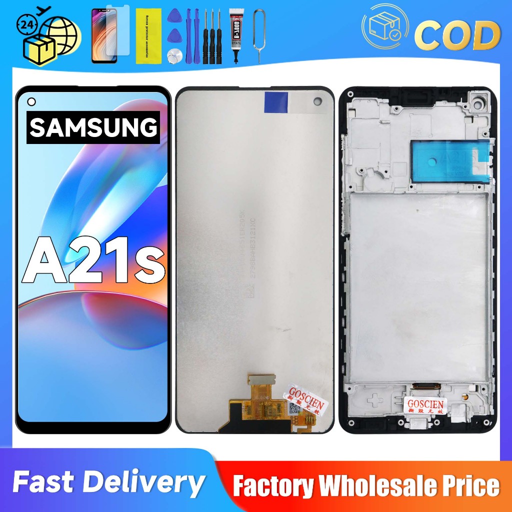 Jual LCD Touchscreen for Samsung A21s A217 A217F Original Complete Fullest | Shopee Indonesia