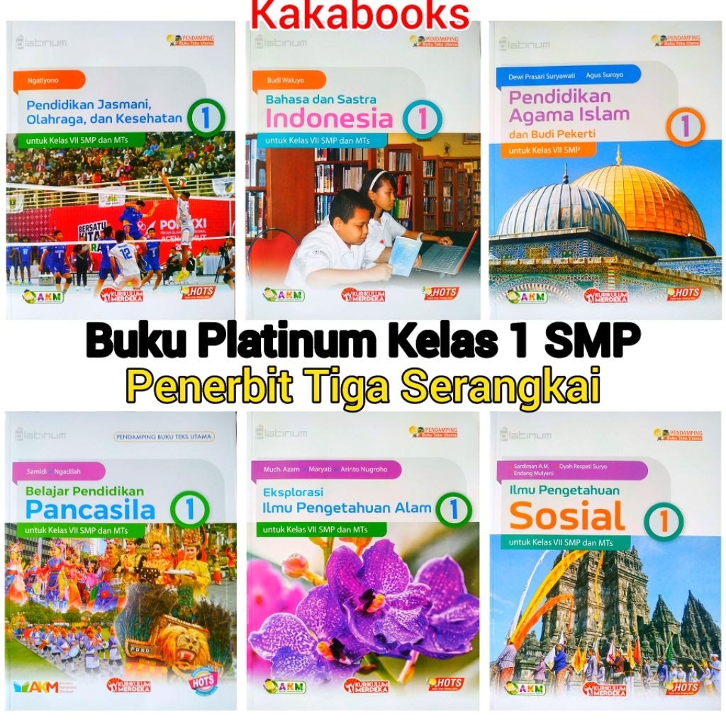 Jual Buku Platinum - Tiga Serangkai - KELAS 1/7 SMP/MTS - Buku Teks Siswa - KURIKULUM MERDEKA ...