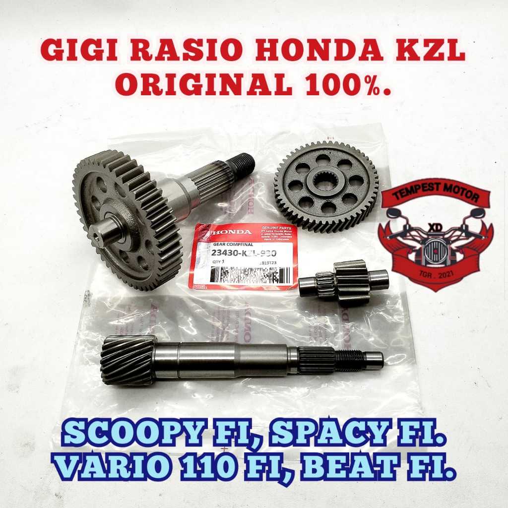 Jual GIGI RASIO BEAT FI GEAR RASIO HONDA KZL VARIO 110 FI GEAR GER ...