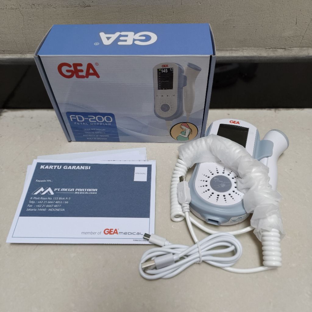Jual Fetal Doppler GEA FD200 Fetal Dopler GEA FD 200 Doppler GEA FD-200 ...