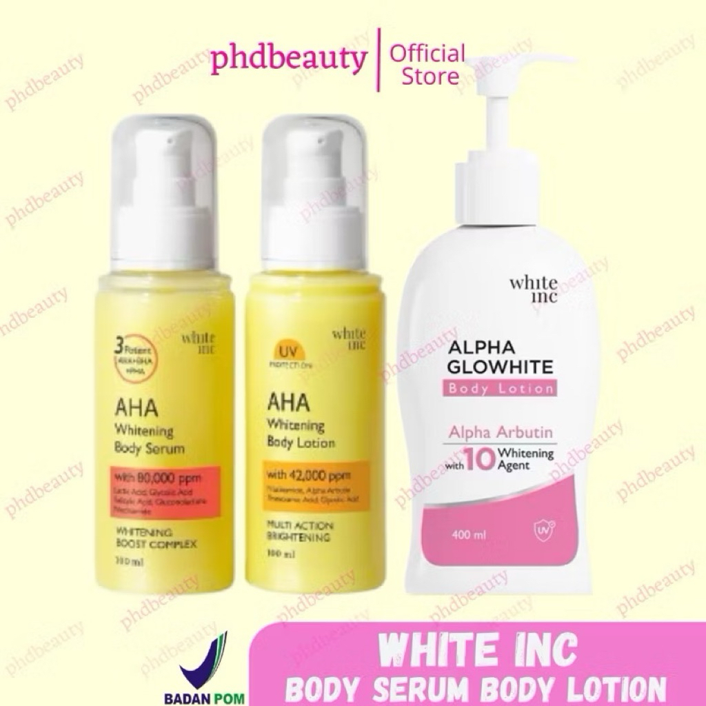 Jual 400ml SIAP KIRIM WHITE INC Alpha Glowhite Body Lotion Whitening ...