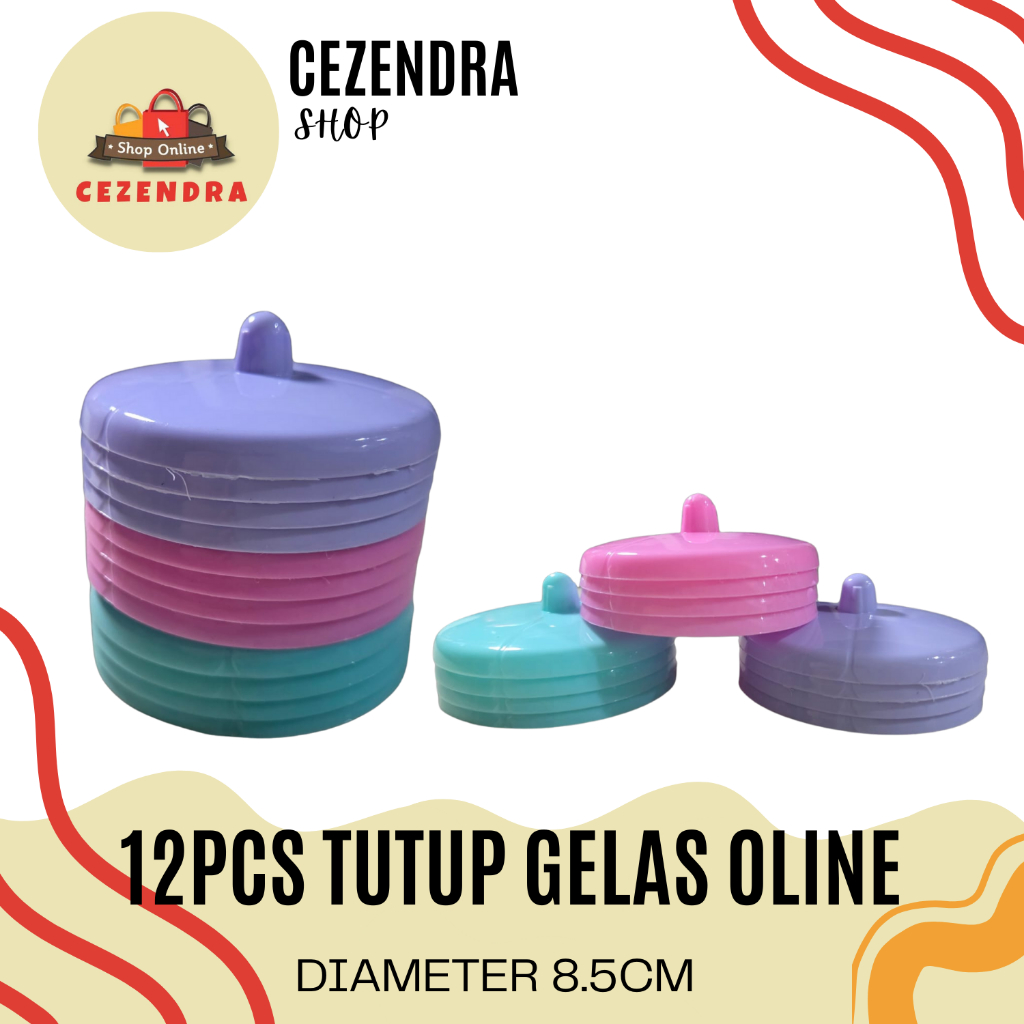 Jual 1 Set 12pcs Top Up Gelas Online 12PCS Diameter 8.5CM /(12 pcs ...