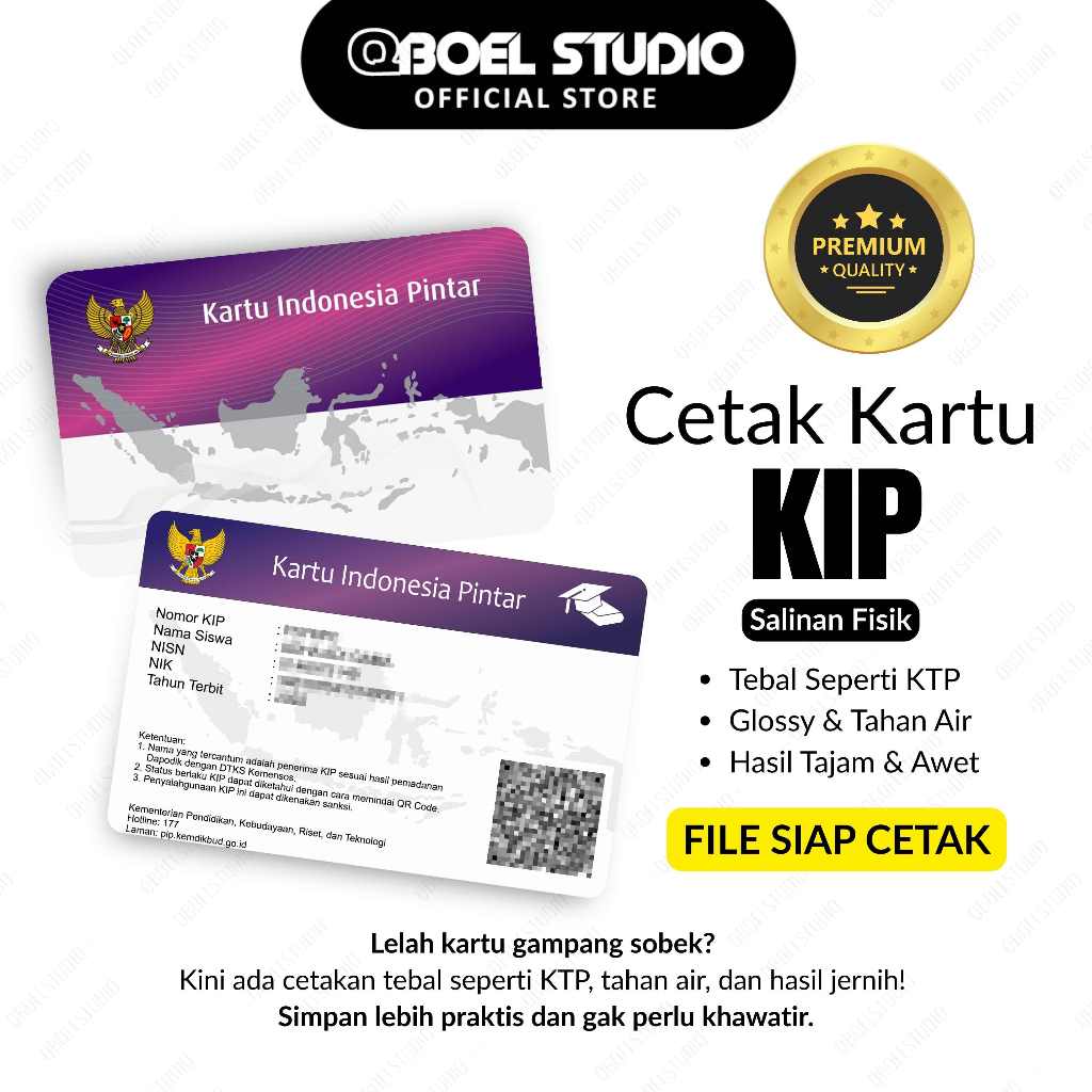 Jual Cetak Kartu KIP File Wajib Siap Cetak | Shopee Indonesia
