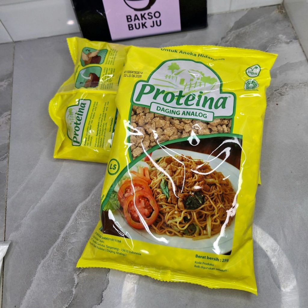 Jual Proteina LS 250gr 250 gr Daging Nabati / Vegetarian Campuran Mie ...