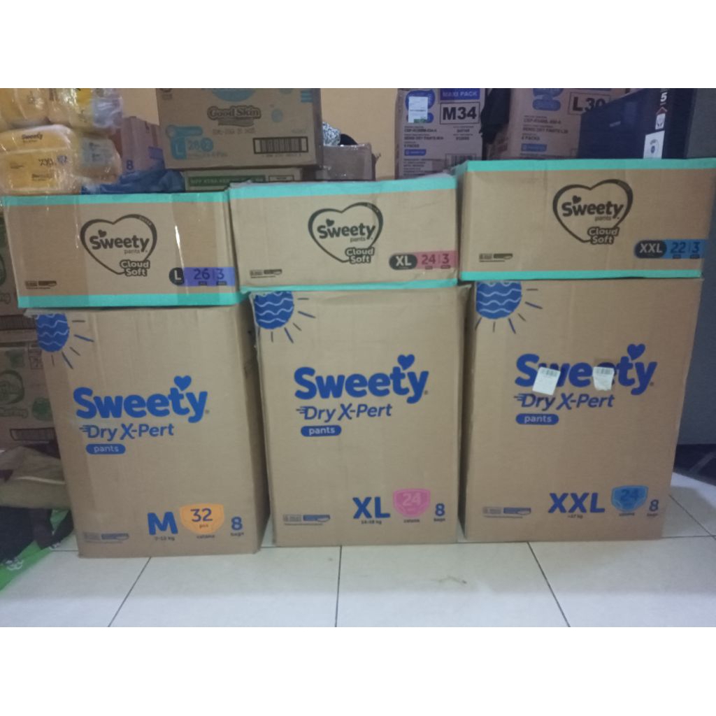 Jual SWEETY BRONZE DRY XPERT S/M/L/XL/XXL KARTON 4 BALL | Shopee Indonesia