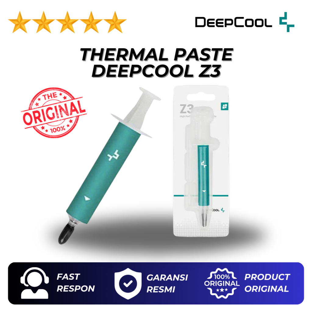 Jual THERMAL PASTE Z3 DEEPCOOL TERMAL PASTA SUNTIK PROCESSOR CPU VGA ...