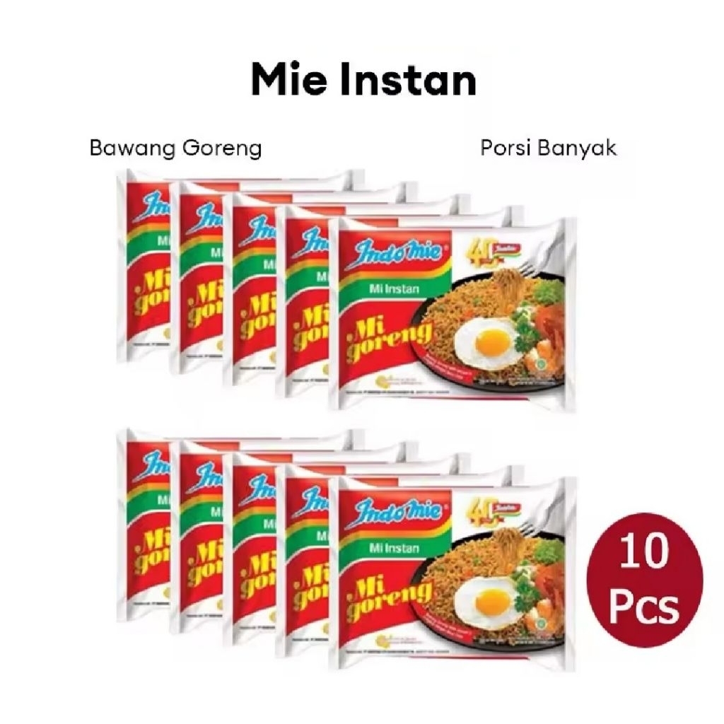 Jual 10pcs Indomie goreng 84g | Shopee Indonesia