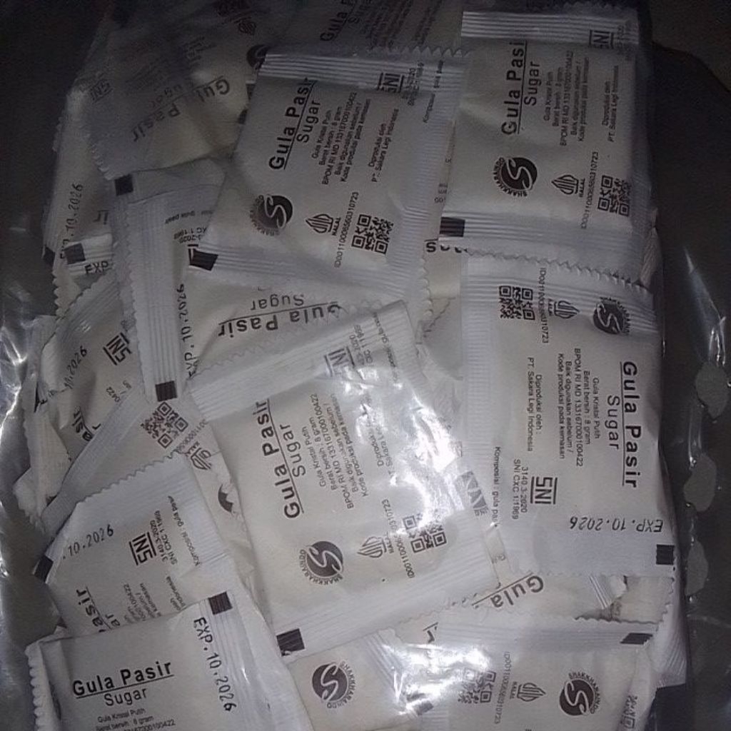 Jual Gula Pasir sachet 100pcs/pack | Shopee Indonesia