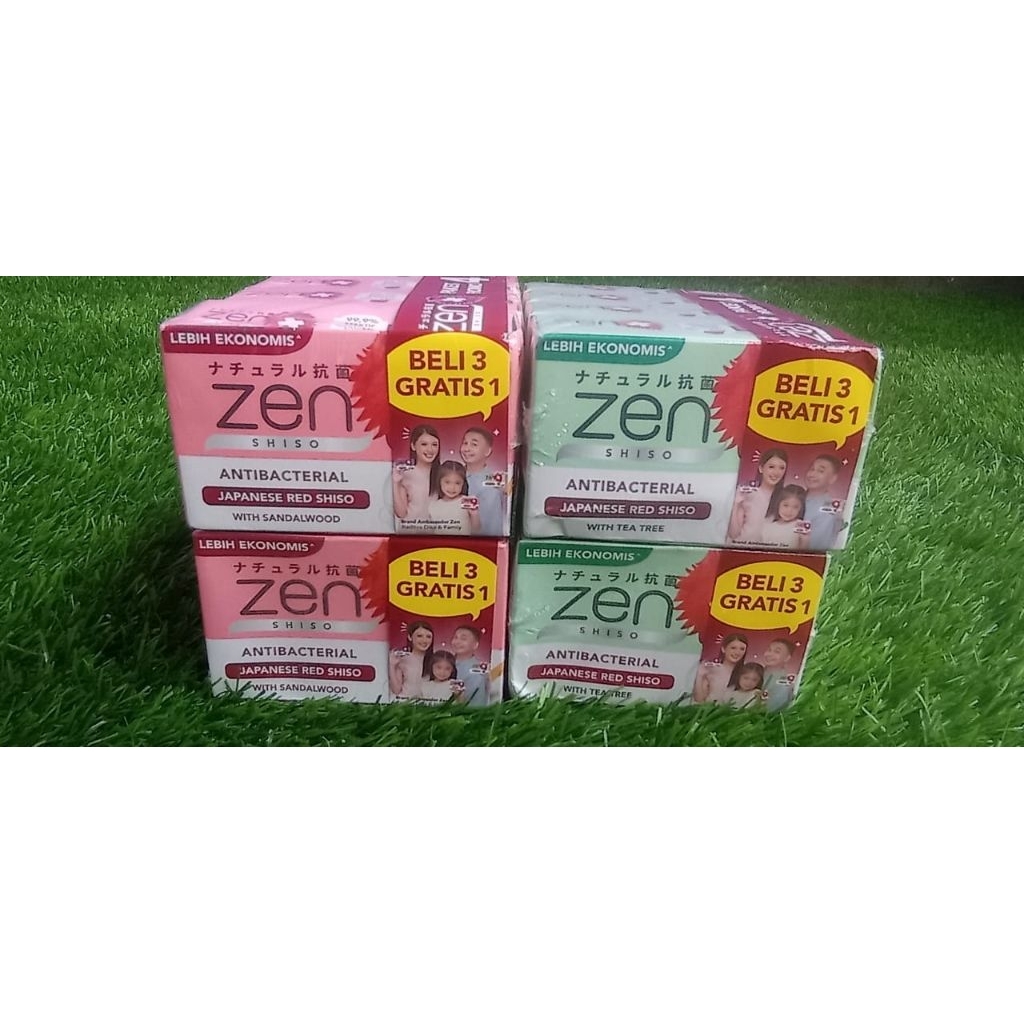 Jual Sabun batang Zen antibacterial (4 x 60gr) | Shopee Indonesia