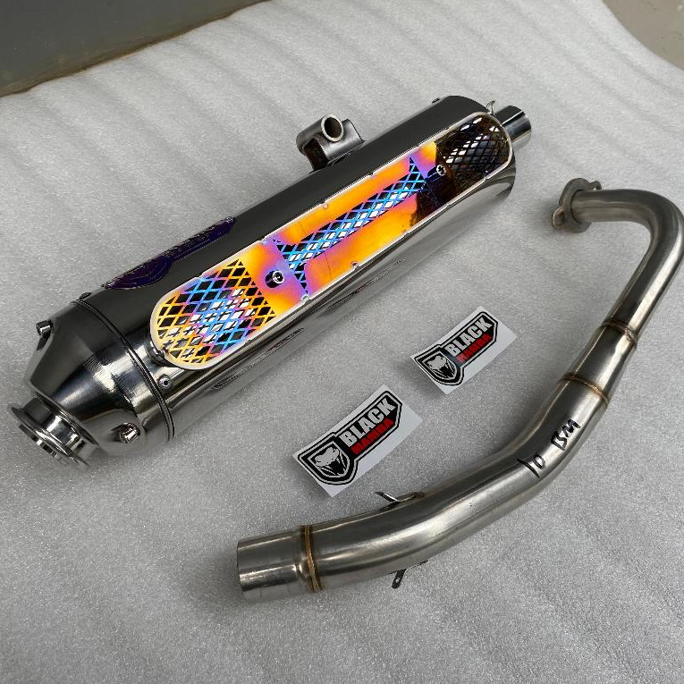 Jual Knalpot Standar Racing LUSTER PREMIUM Original Black Mamba – PNP ...