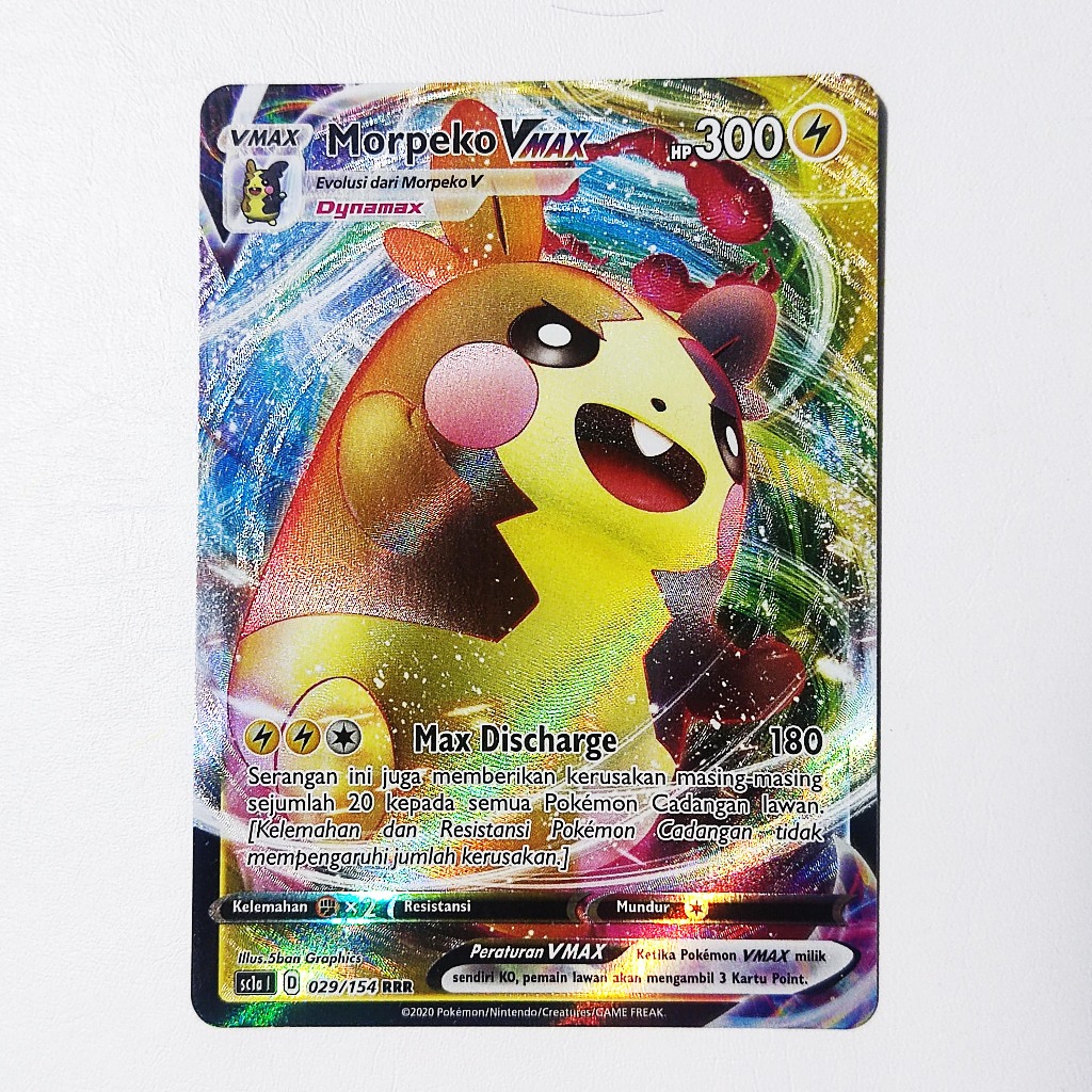 Jual Morpeko VMAX RRR 029/154 SC1a - Kartu Pokemon Indonesia | Shopee ...