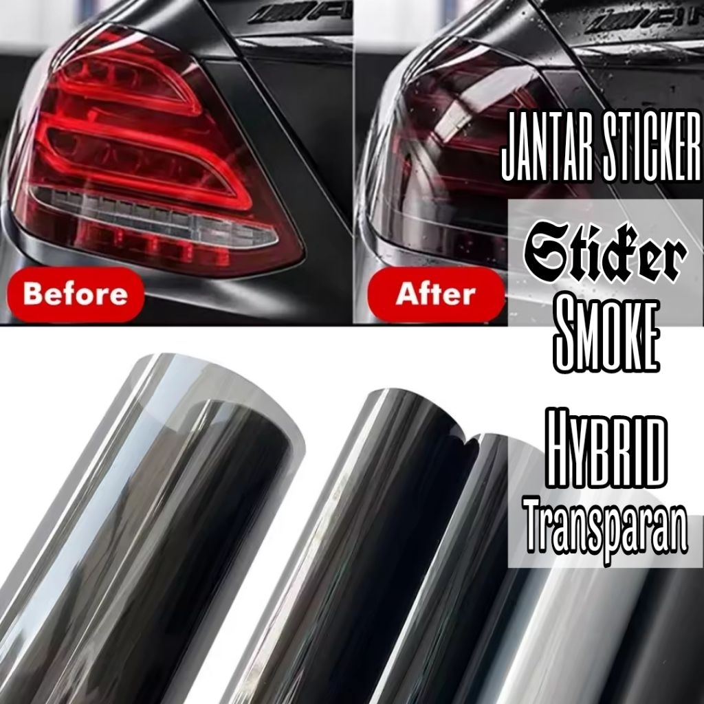 Jual Sticker Headlamp Hybrid Transparan Anti Gores Untuk Mika Lampu ...