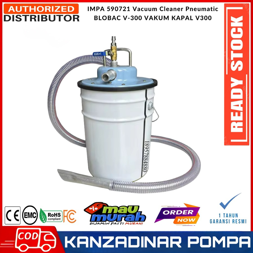 Jual IMPA 590721 Vacuum Cleaner Pneumatic BLOBAC V-300 VAKUM KAPAL V300 ...