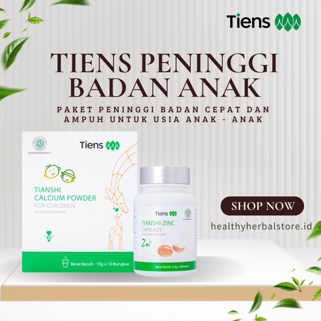 Jual Paket Peninggi Badan Anak Cepat Dan Ampuh - CFC + ZINC Original ...