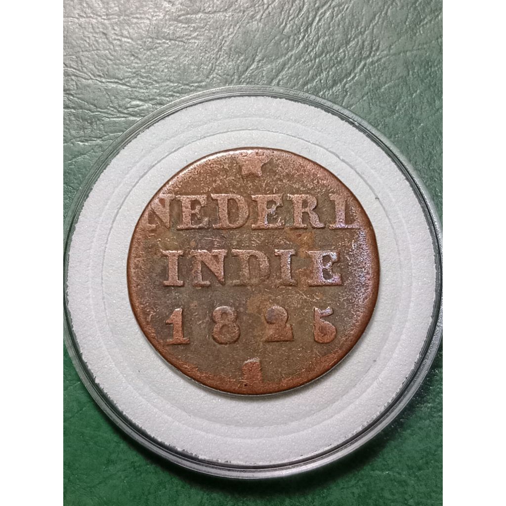Jual Ned Indie Koleksi kuno jadul lawas ¼ Stuiver Tahun 1825 BEKAS ...