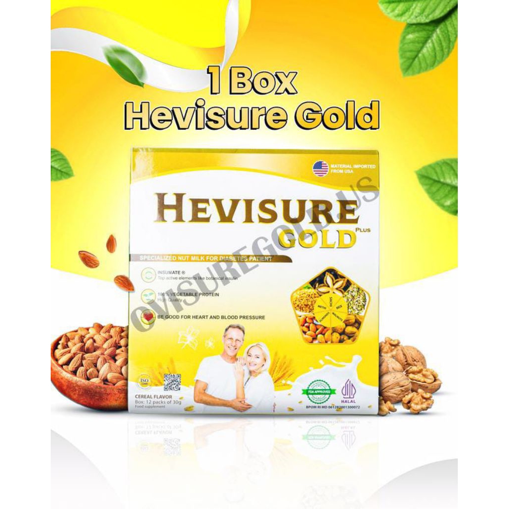 Jual PAKET 6 BOX Hevisure Gold - Susu Herbal Solusi Khusus Untuk ...