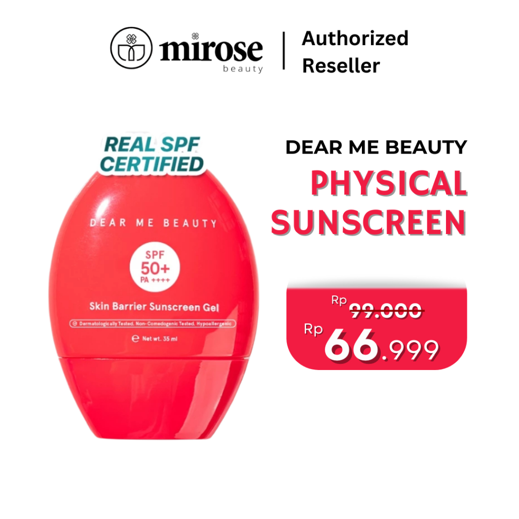 Jual Dear Me Beauty Skin Barrier Physical Sunscreen SPF 50 PA ...