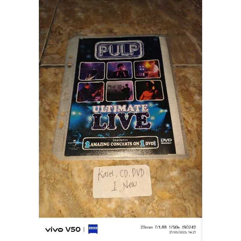 Jual KASET DVD - PULP - ULTIMATE LIVE | Shopee Indonesia