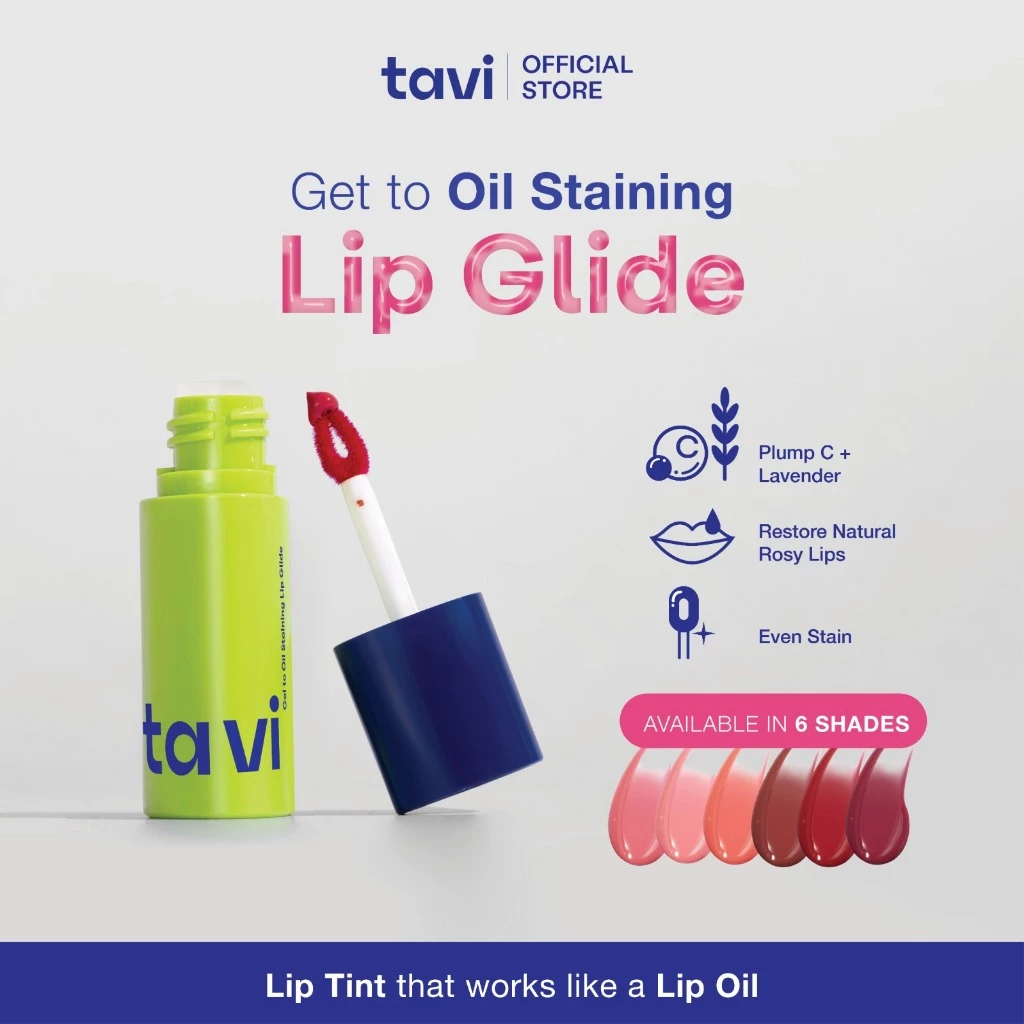 Jual TAVI Gel to Oil Staining Lip Glide | Netto 4 Gr | Oil Infused ...