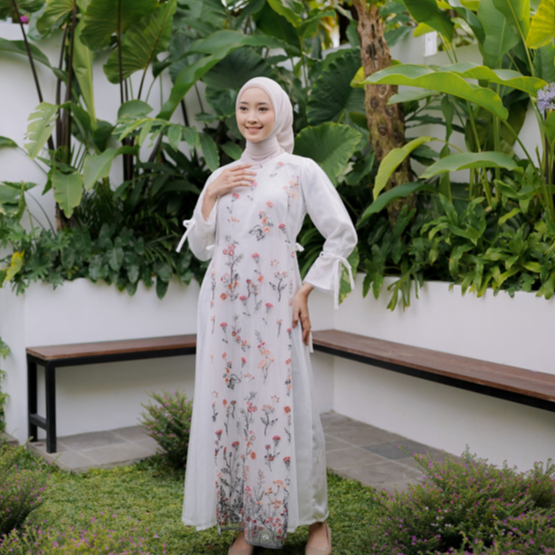 Jual Delova Wardrobe - GAMIS ZOYA Cristal Modern Lace Embroidery ...