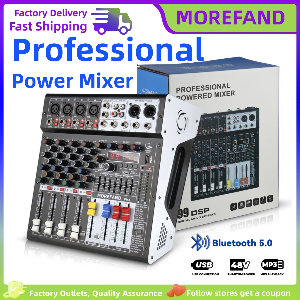 Jual Power Mixer 4 Channel With Compressor PM 4 PRO MAX 2x650 WATT ...