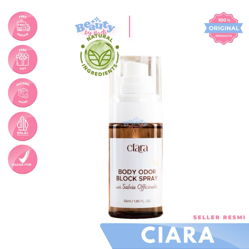 Jual BEAUTYBY.NADS | CIARA BODY ODOR BLOCK SPRAY ANTIPERSPIRANT WITH ...
