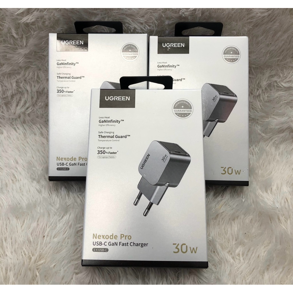 Jual Ugreen Charger Nexode Pro 30W GaN Infinity USB Type C Fast Charging Grey - 35006 | Shopee ...