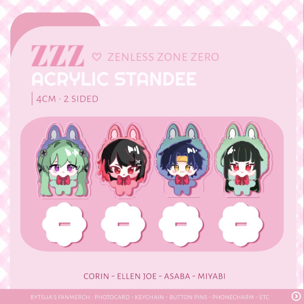 Jual ZZZ | zenless zone zero mini acrylic standee | Shopee Indonesia
