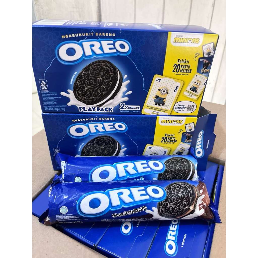 Jual OREO 119GR DAPET 2 OREO HADIAH KARTU UNION | Shopee Indonesia