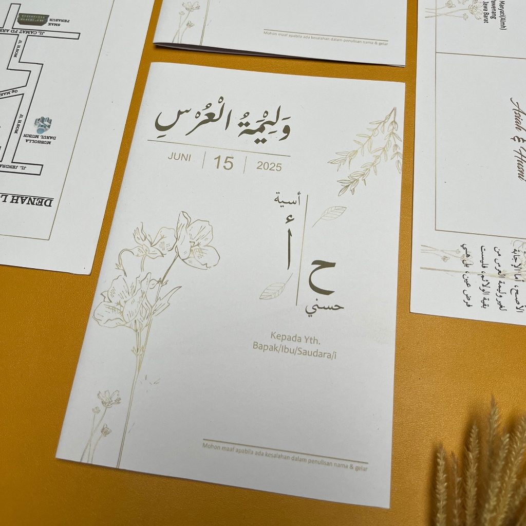 Jual Undangan Pernikahan Model Kitab Kuning | Islami | Unik | murah ...