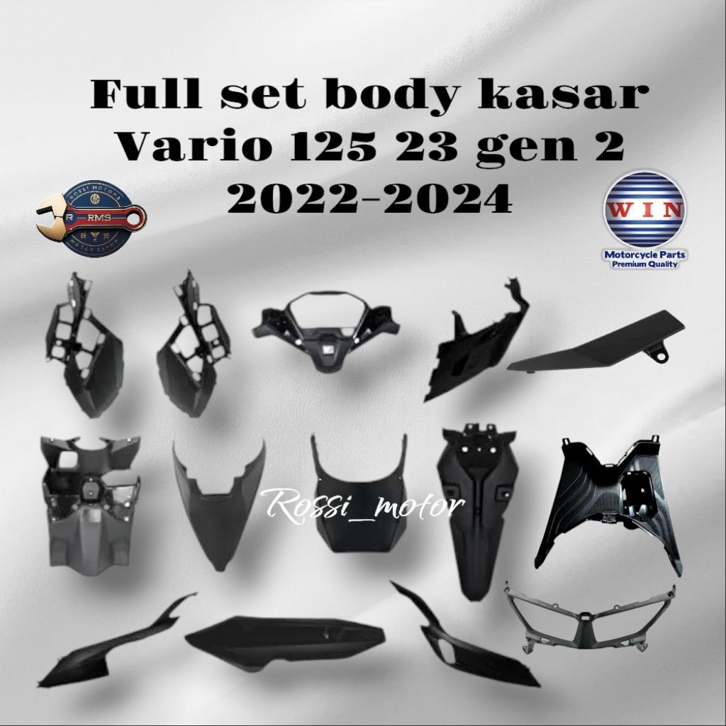 Jual FULL SET BODY KASAR VARIO 125 23 NEW GEN 2 MERK WIN / BODY KASAR ...