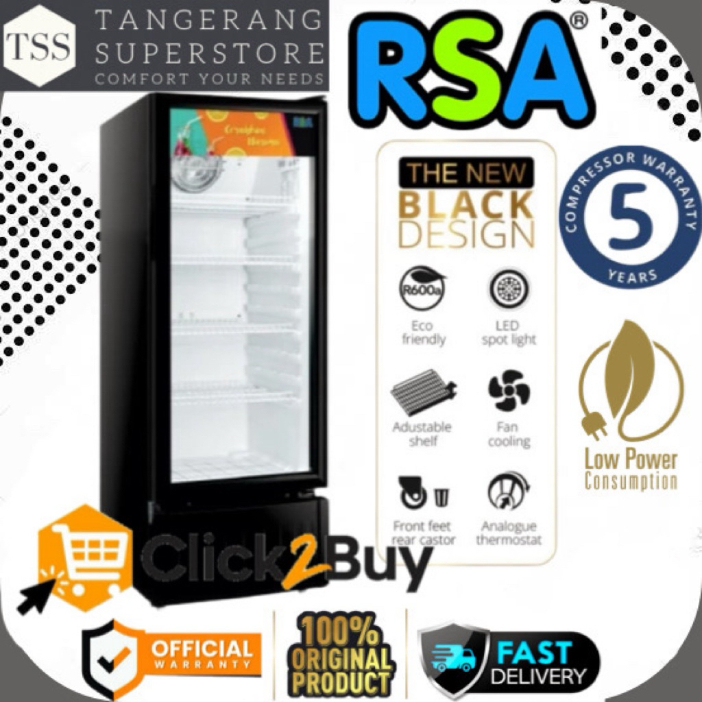 Jual SHOWCASE RSA AGATE240 AGATE 240 AGATE-240 SUPER COOLING SUPER LOW ...