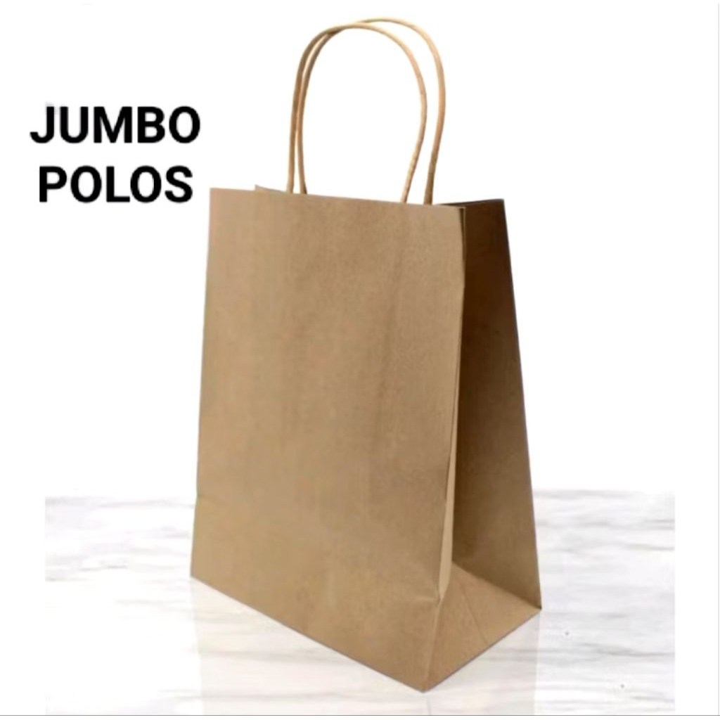 Jual 50 pcs PAPERBAG POLOS TEBAL | Shopee Indonesia