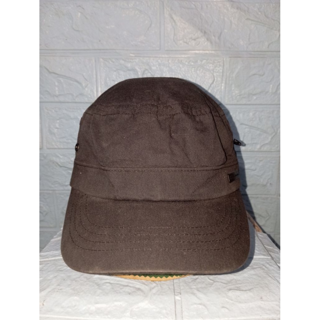 Jual Topi Komando Tebal Merek Capio Warna Hitam Pekat Bahan Parasut ...