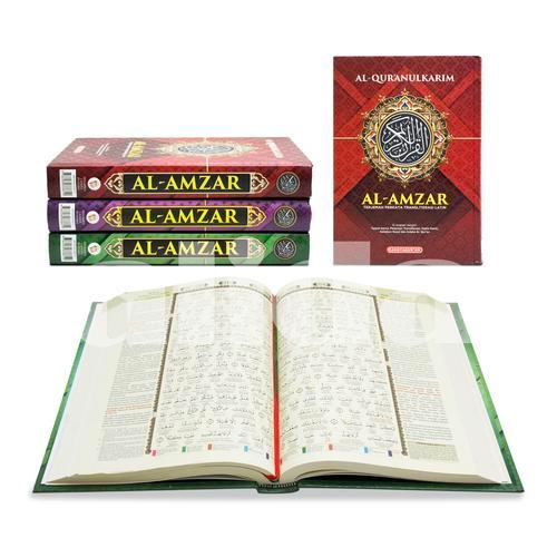 Jual Alquran Al-Amzar Uk Besar A4 Terjemah Perkata Latin Tajwid Al-Quran Terjemahan Alamzar ...