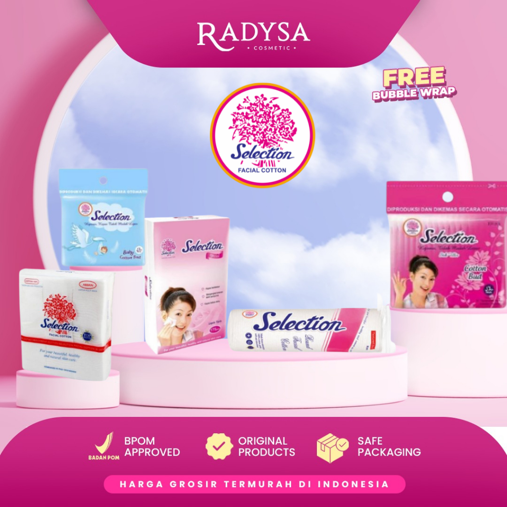 Jual RADYSA - Kapas Selection Facial Cotton | Kapas Tebal & Tipis ...