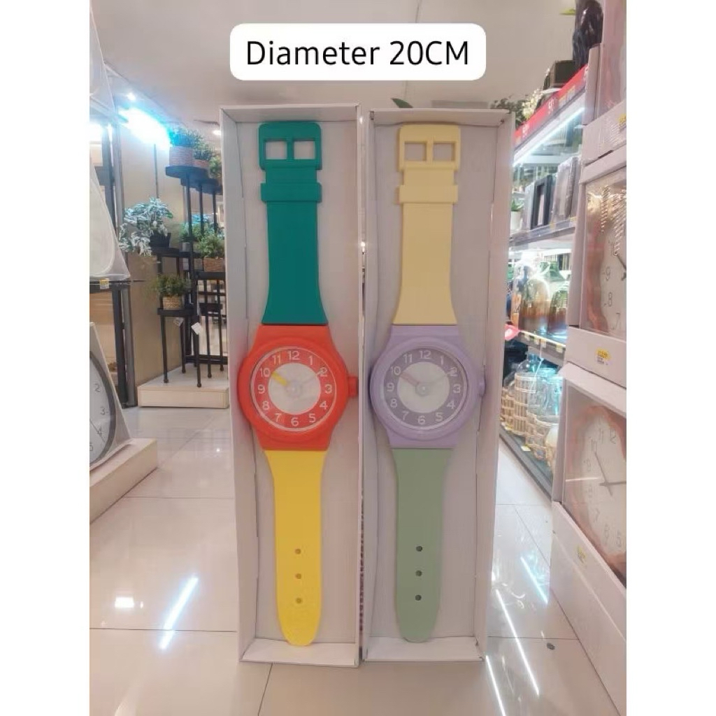 Jual INFORMA JAM DINDING ANALOG MODEL JAM TANGAN | Shopee Indonesia