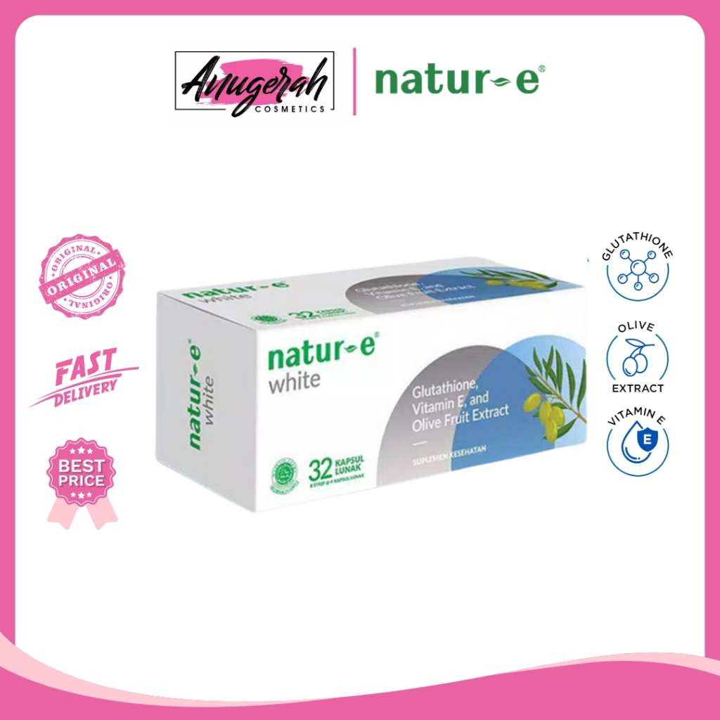 Jual Natur-E White 32s Soft Capsule suplemen / vitamin / vitamine ...