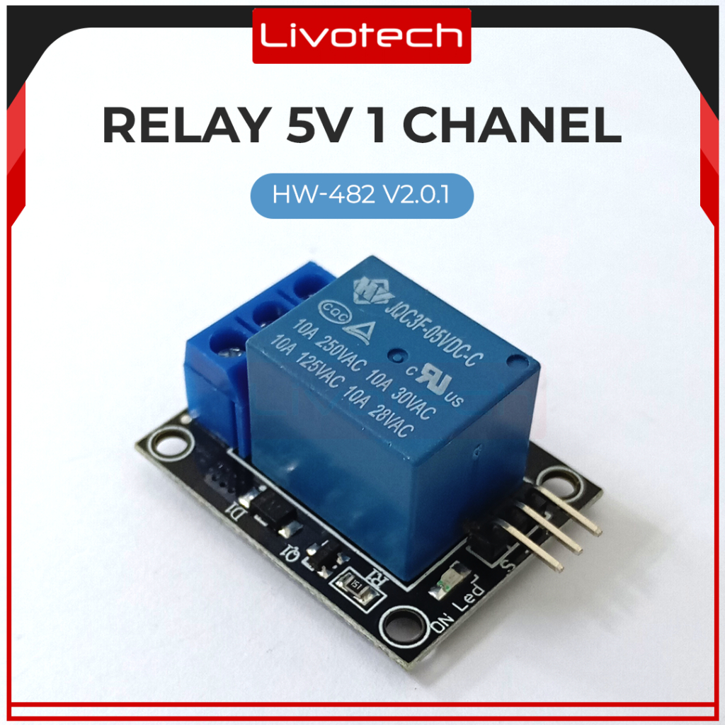 Jual Module Relay 1 Channel 5V Arduino Modul OPTOCOUPLER Rasberry PI ...