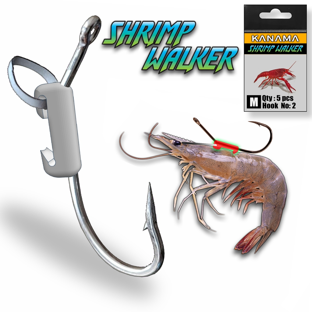 Jual SHRIMP WALKER Mata Kail Asli Umpan Udang Hidup Dgan Kaki Lembut ...