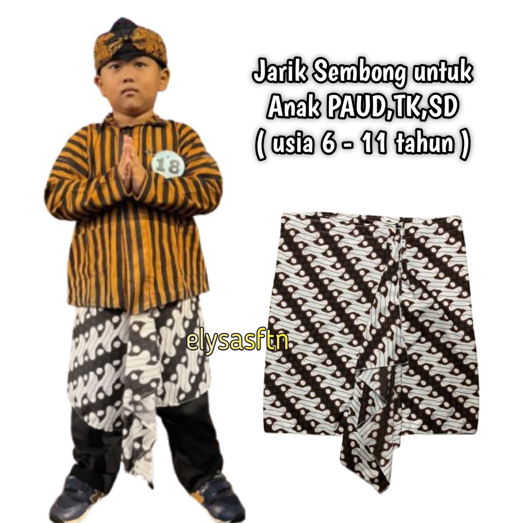 Jual Sapit urang/jarik sembong Anak PAUD,TK, dan SD | Shopee Indonesia