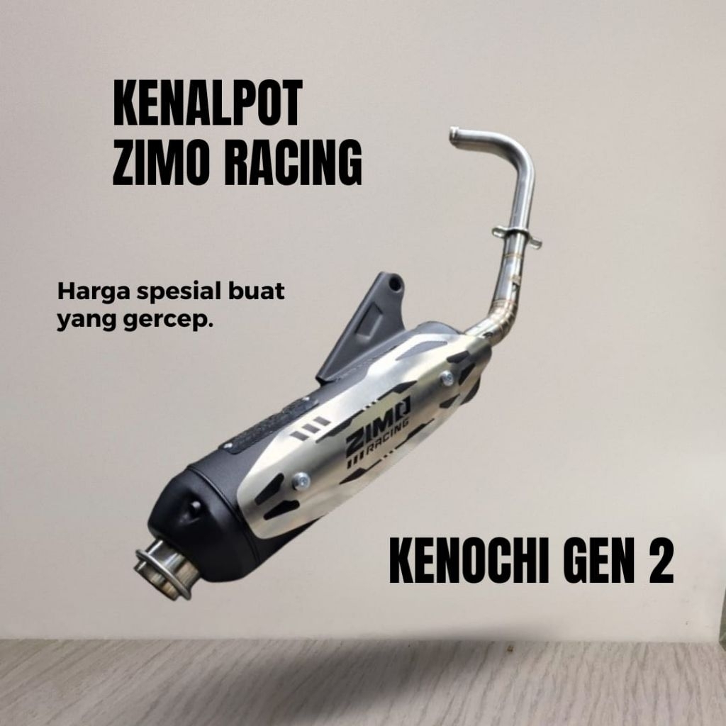Jual Knalpot Standar Racing 5TL Series Original Zimo Racing Pnp Mio Sporty,smile,soul karbu Beat ...
