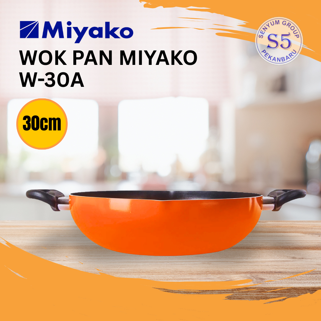 Jual MIYAKO Panci Penggoreng WOK W-30A | Shopee Indonesia